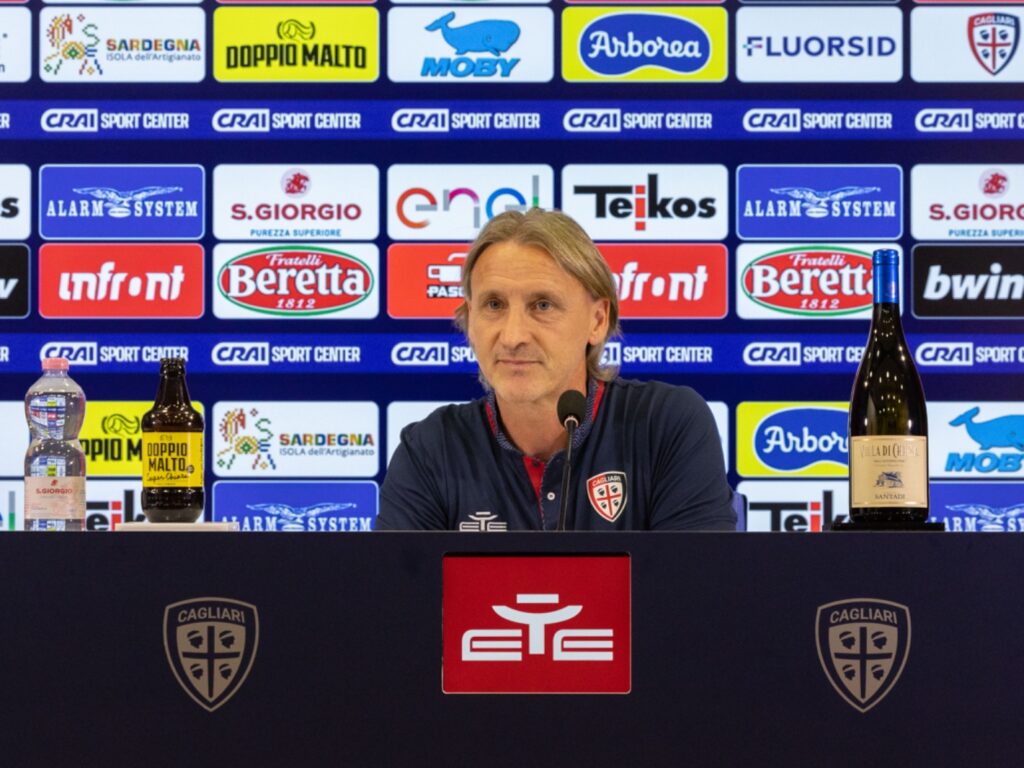 Lecce Cagliari Press conference by Davide Nicola